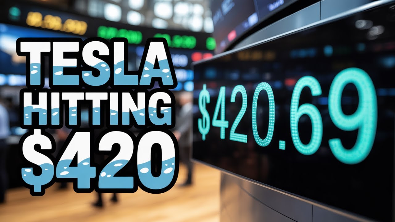 Tesla stock will hit 420.69 soon! - YouTube