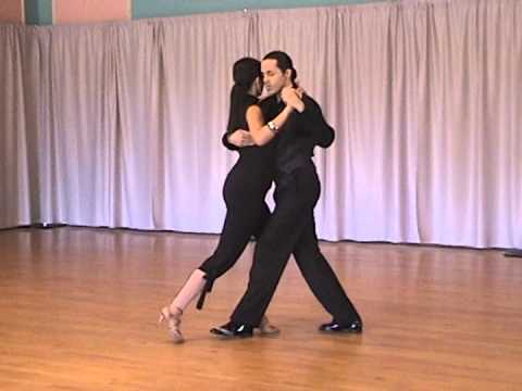 Demonstrating Argentine Tango at American Ballroom Dance Club - YouTube