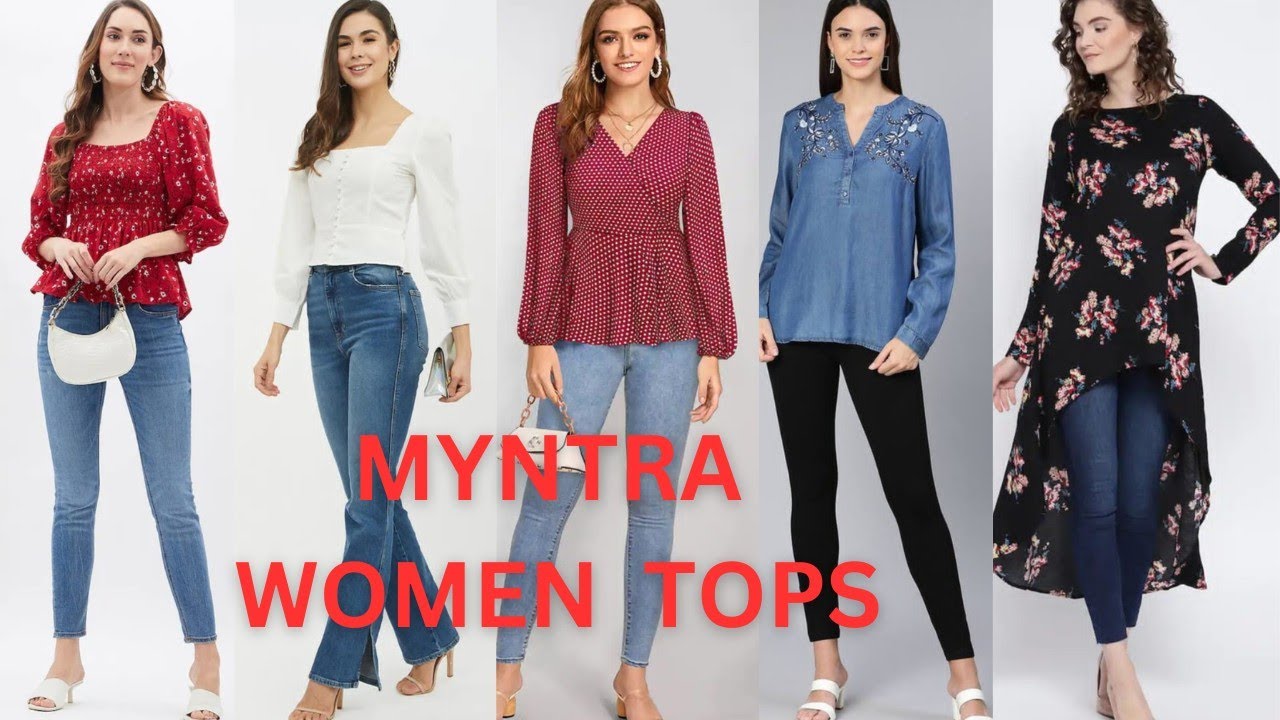 MYNTRA WOMEN LATEST TOPS HAUL 2023 II WOMEN CASUAL WEAR TOPS😍 - YouTube