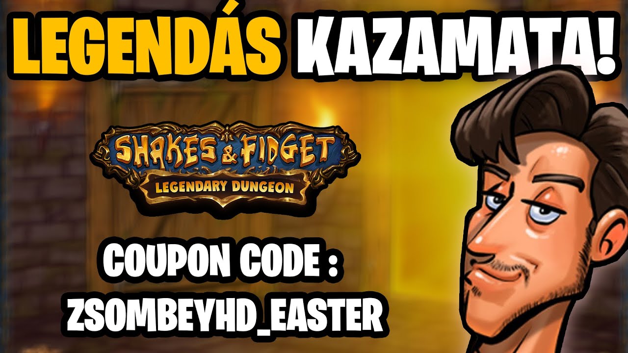 LEGENDARY DUNGEON! 🔥😱 CODE : zsombeyhd_easter 🥚 || SHAKES AND FIDGET ...