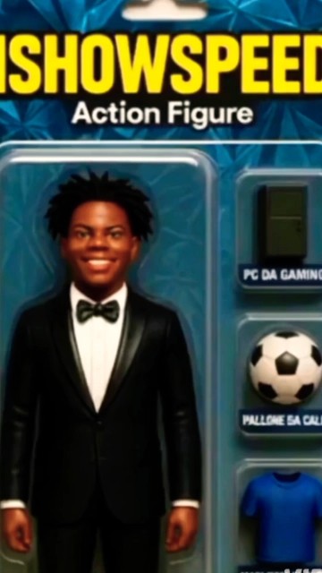 IShowSpeed In The Viral Action Figure Version!!!🤩⚡🤯🎉😎😂 #ishowspeed # ...