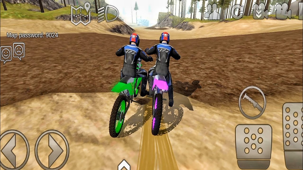 Offroad Outlaws Motorbike Dirt Road Android Gameplay Motorbike 2 Player ...
