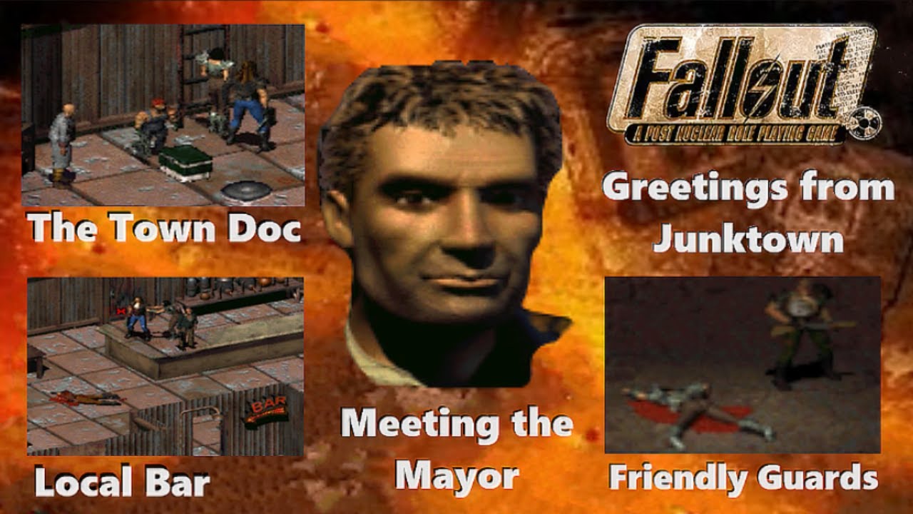 Accidentally Picking Fights & Meeting the Mayor! Fallout (1997) (long ...