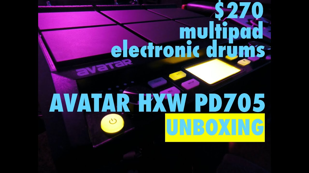 AVATAR HXW PD705 MULTI-PAD. UNBOXING, FIRST LOOK. - YouTube