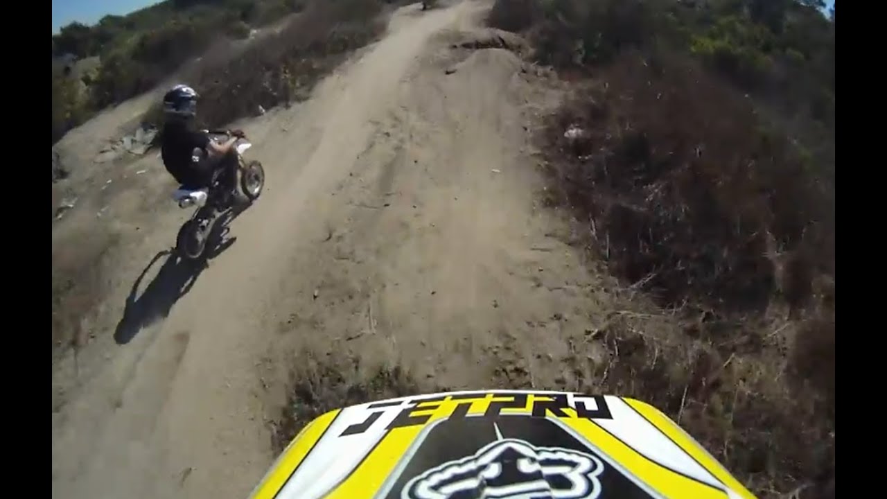 Go-Ped Riot vs Dirt Bike FUN! - YouTube