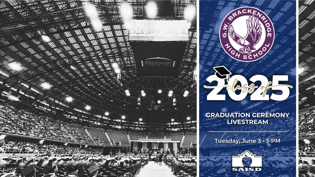 Brackenridge High School - Graduation 2025 - YouTube
