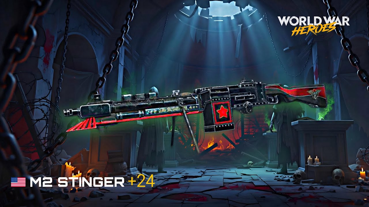 M2 Stinger Machine Gun | World War Heroes | - YouTube