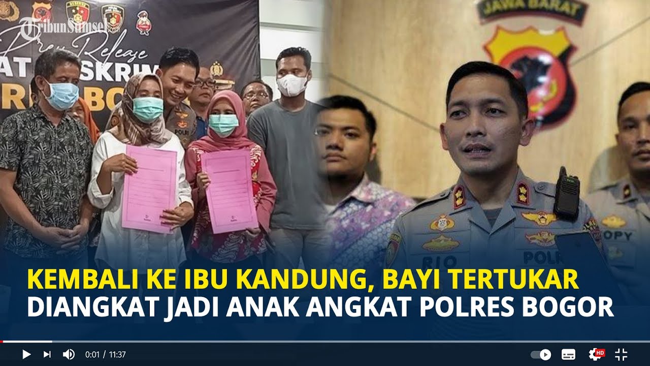 Bayi Tertukar di Bogor Jadi Anak Angkat Kapolres Bogor AKBP Rio Wahyu ...