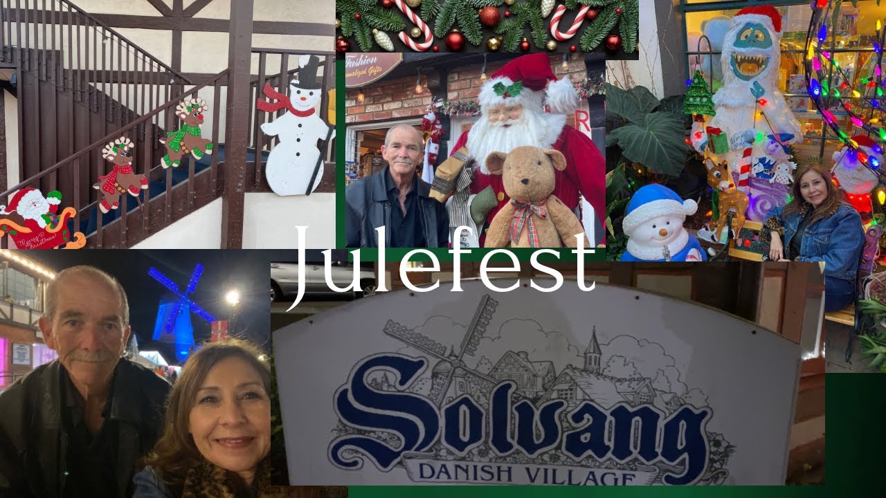 Christmas in Solvang! Winter Wonderland and lights 2023!🎄☃️ ️ - YouTube