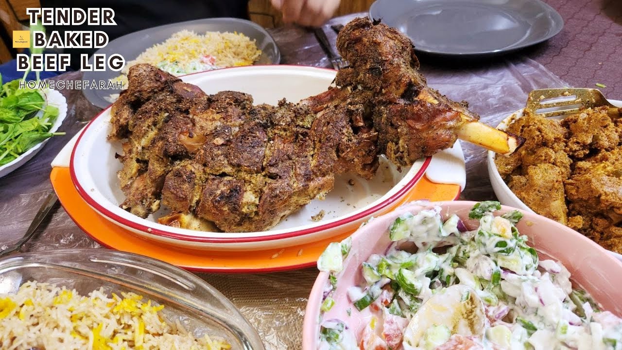 Deliciously Tender Baked Beef Leg | Mouthwatering Recipe for Meat ...
