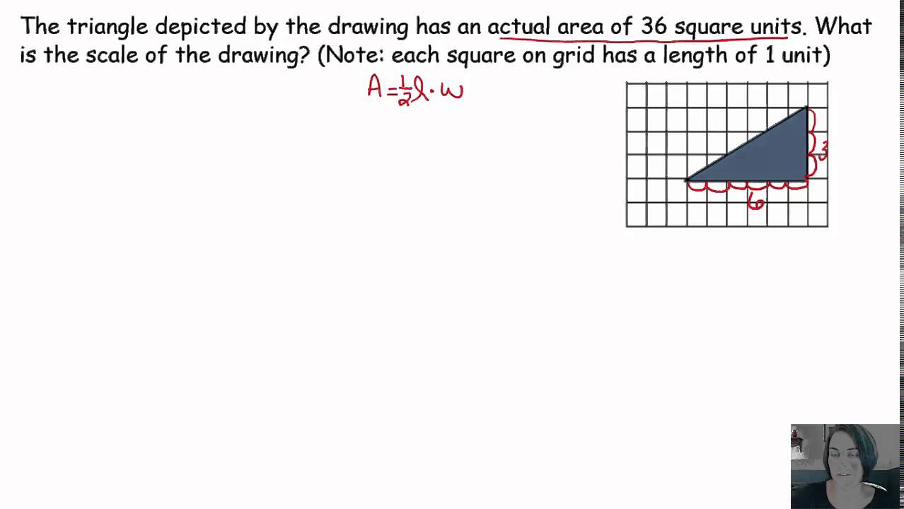 finding actual areas from scale drawings - YouTube
