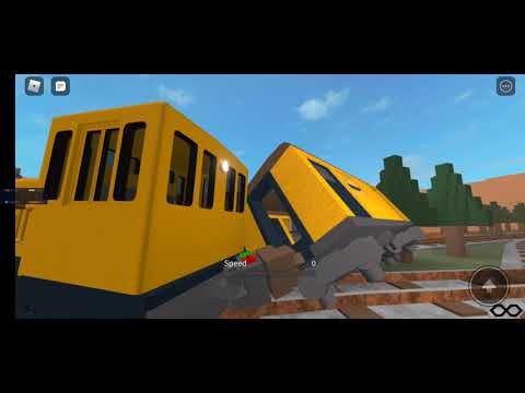 [ROBLOX] Operating on a train in the old KMR Map - YouTube