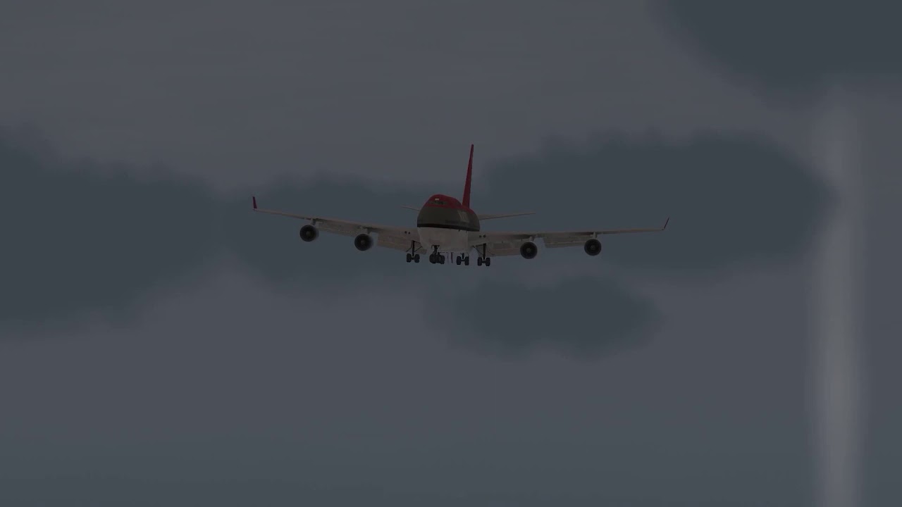 RFS NWA flight 85 Crash - YouTube