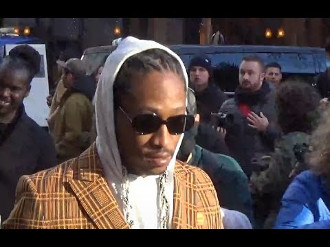 US rapper FUTURE @ Paris Fashion Week january 17, 2018 #PFW show Off ...