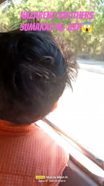 NAZARENO BOYS SUMAKAY NG JEEP,MAGSISIMBA - YouTube