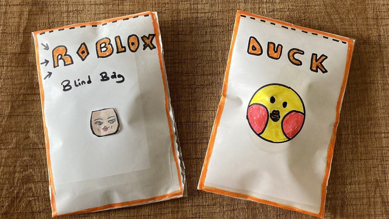 [💖paper diy💖] ROBLOX VE DUCK KÖR KUTUSU AÇIYORUZ!!! PART1 - YouTube