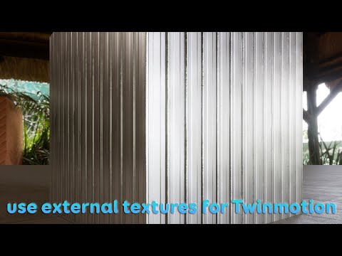 HOW TO USE EXTERNAL TEXTURES FOR TWINMOTION - YouTube
