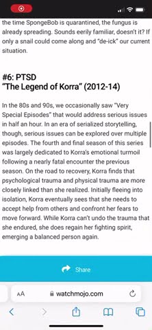 The legend of Korra PTSD serious issue episode - YouTube