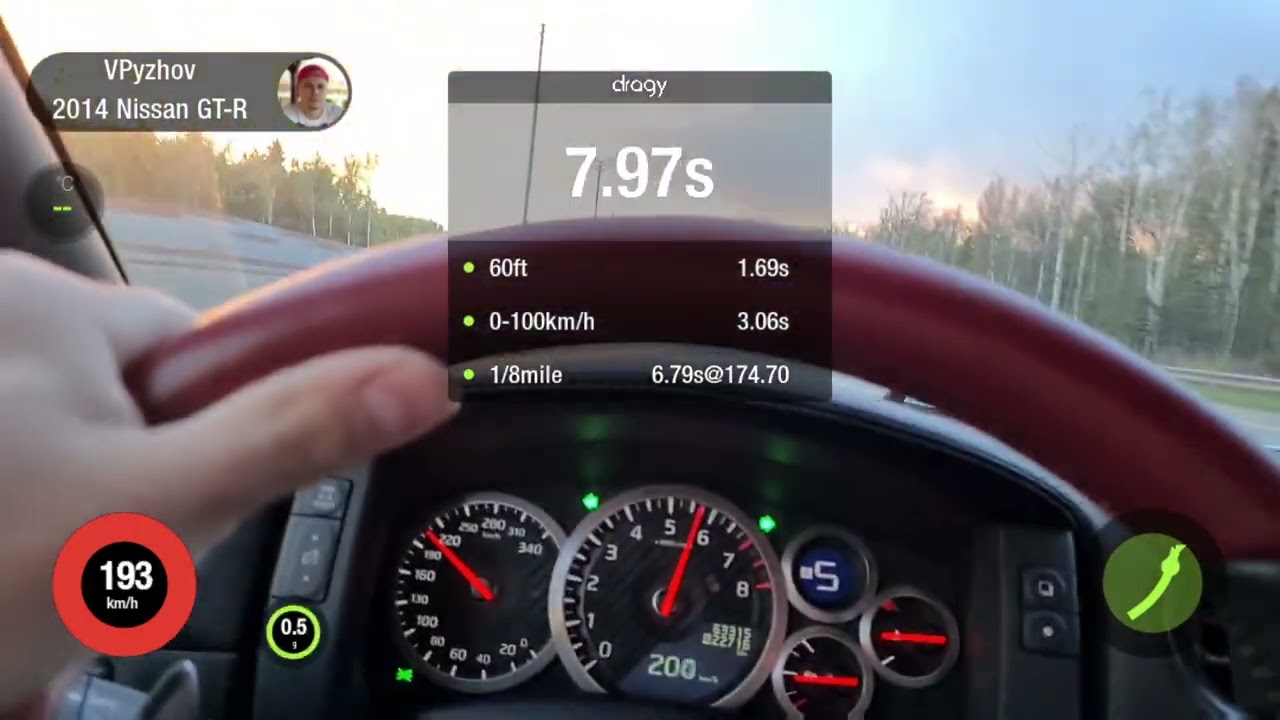 Nissan GTR 2014 Stage 3 750hp 0-100, 100-200 and 1/4 mile - YouTube