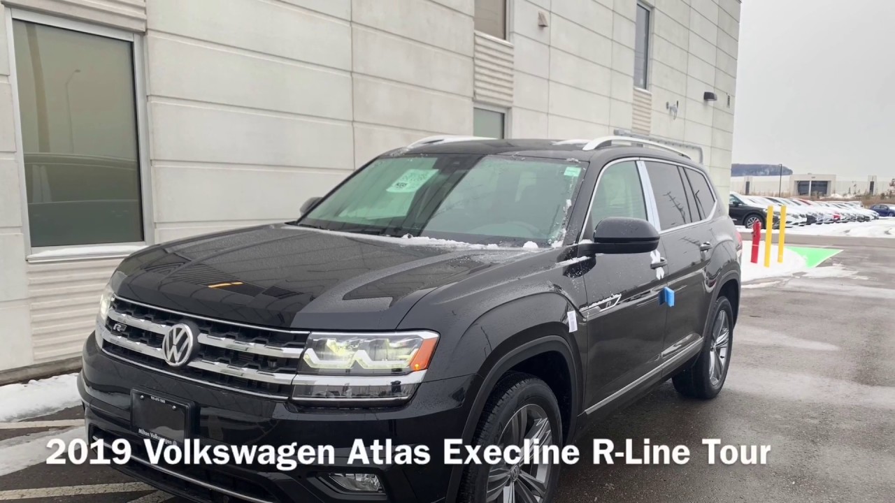 2019 Volkswagen Atlas Execline R-Line Tour - YouTube