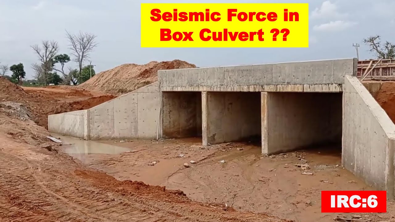 Seismic Force in Box Culvert | IRC:6 - YouTube