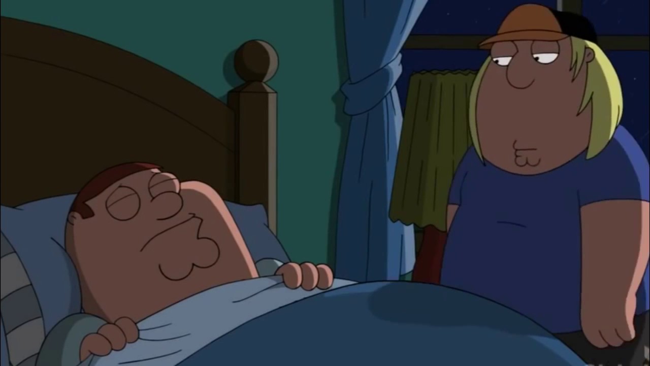 Family Guy Chris watches Peter sleep - YouTube
