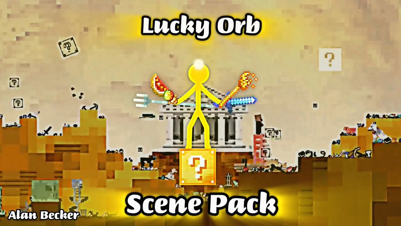 Yellow - Lucky Orb (Alan Becker) Scene Pack for edits | NO CC | - YouTube