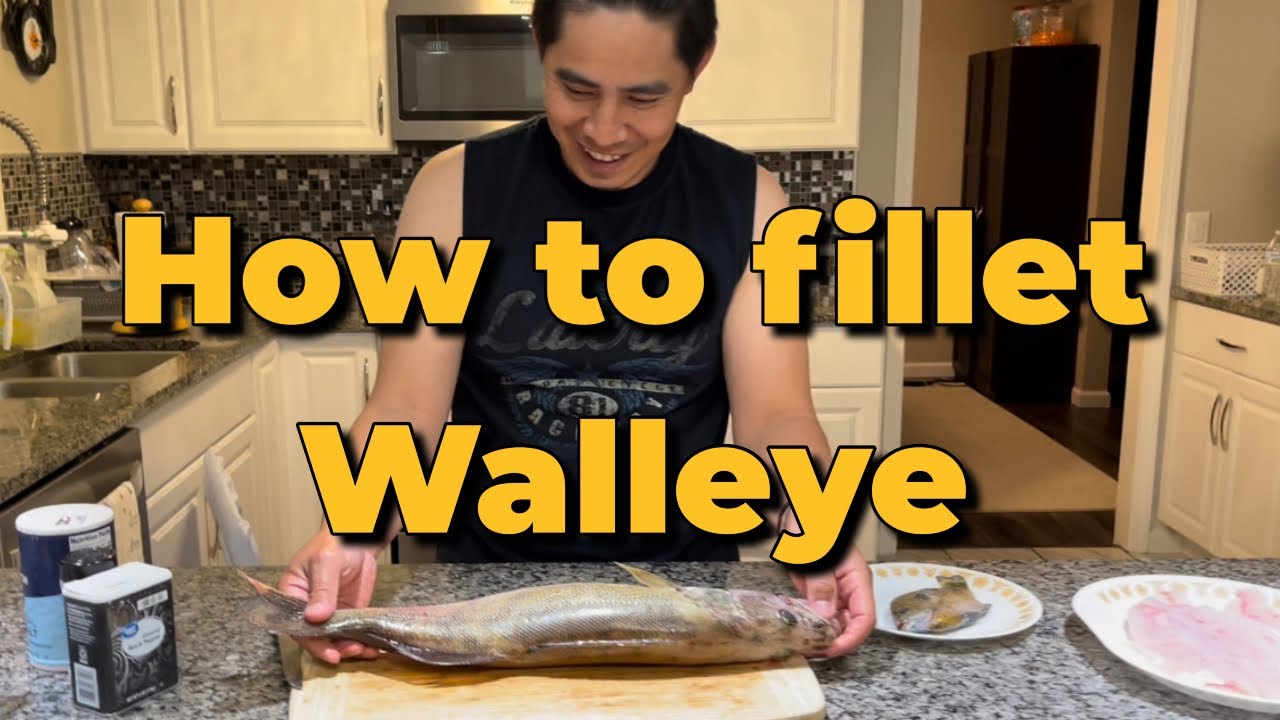 How to fillet walleye - YouTube