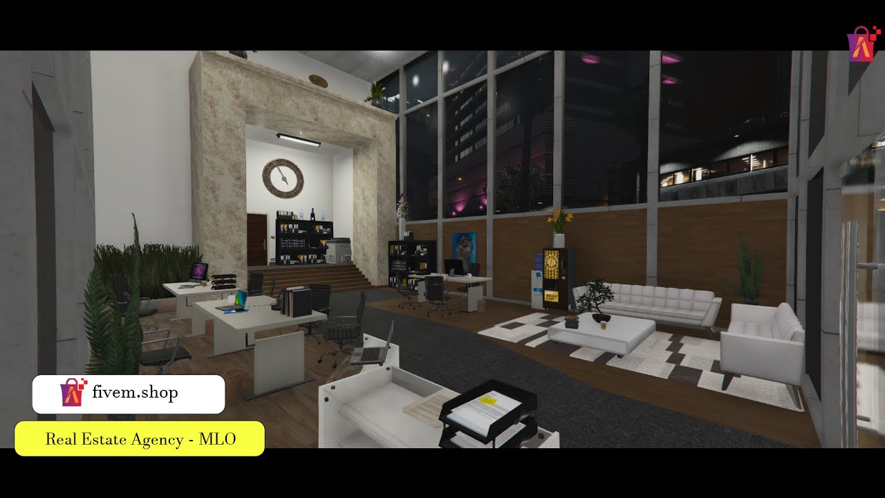 Real Estate Agency MLO | FiveM Real Estate #fivem #realestate - YouTube