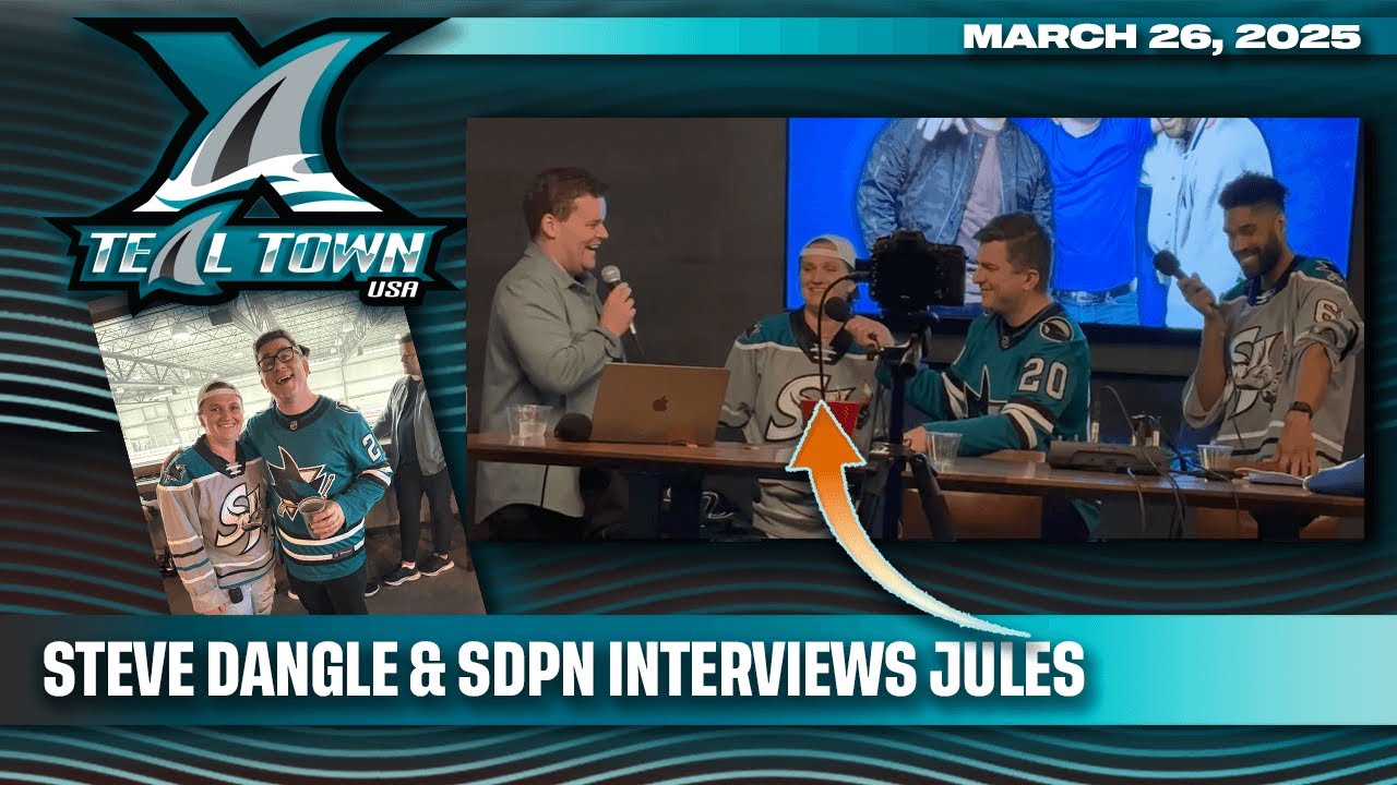 Jules getting interviewed by @sdpn & @SteveDangle - 3/26/2025 - Teal ...