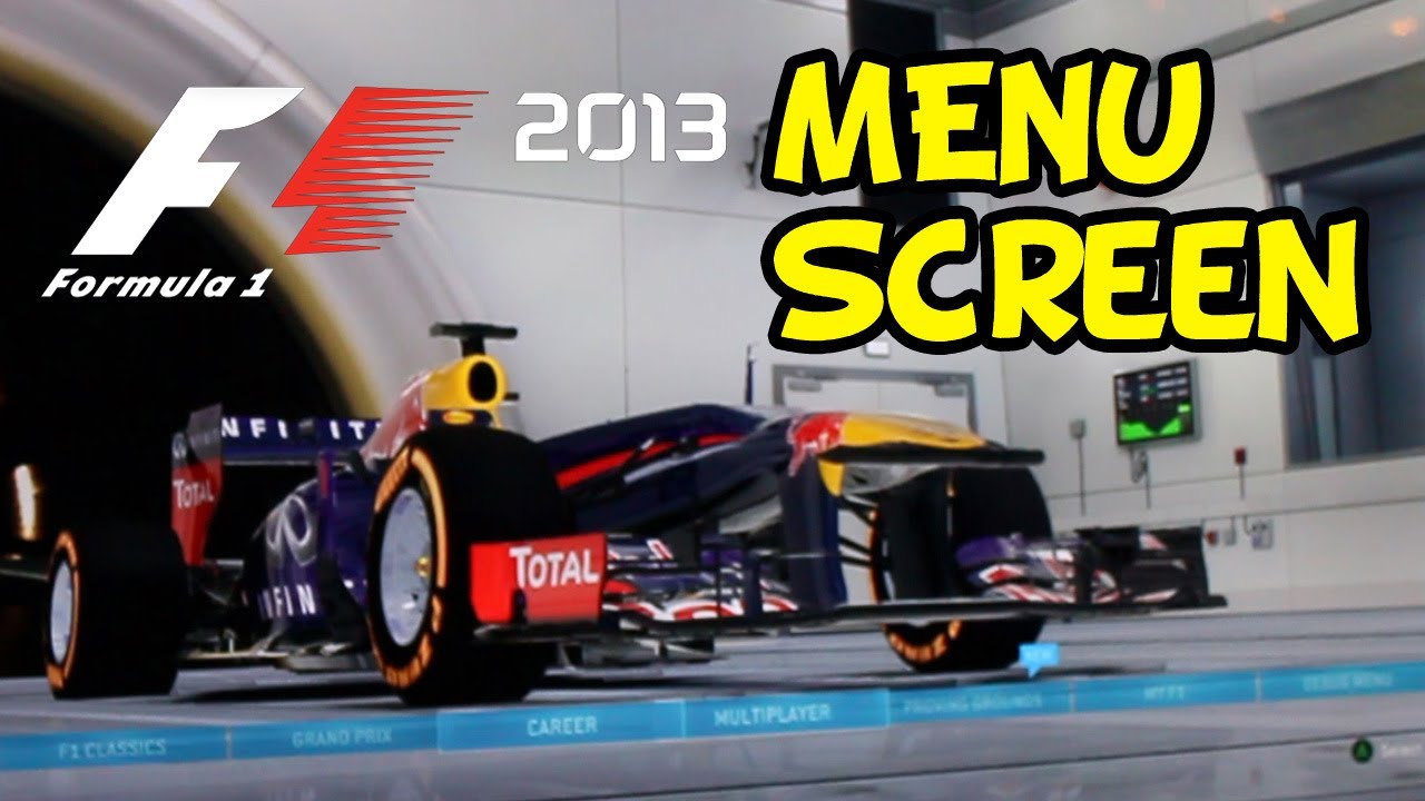 F1 2013 - Title Screen & Menu (PREVIEW) Impressions - YouTube