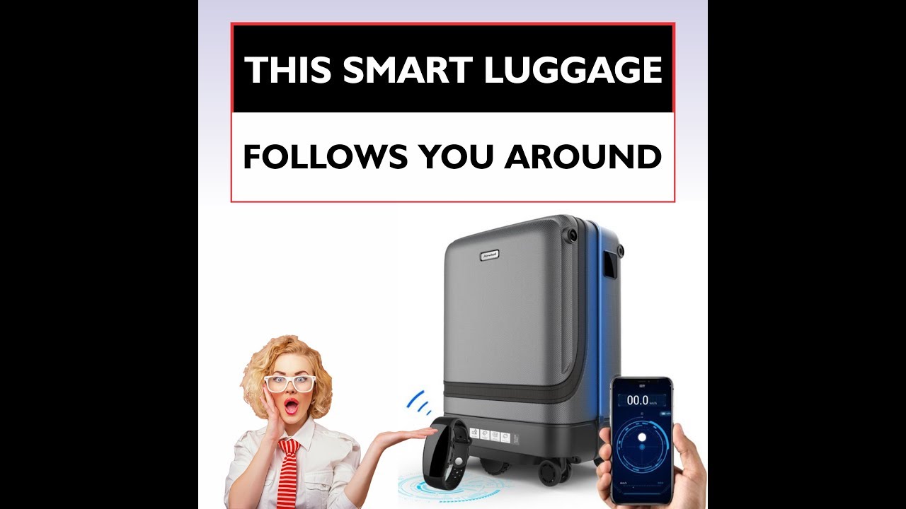 Stagkart - Revolutionary self-moving suitcase - YouTube