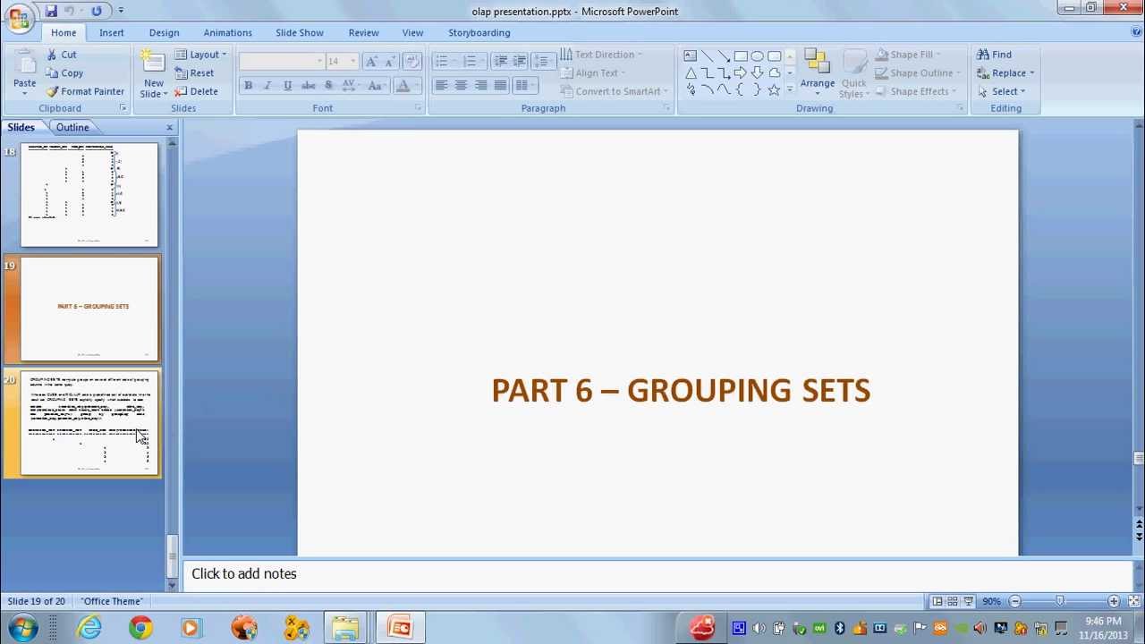 Grouping Sets Youtube
