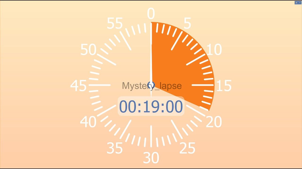 19 minutes timer count up - YouTube