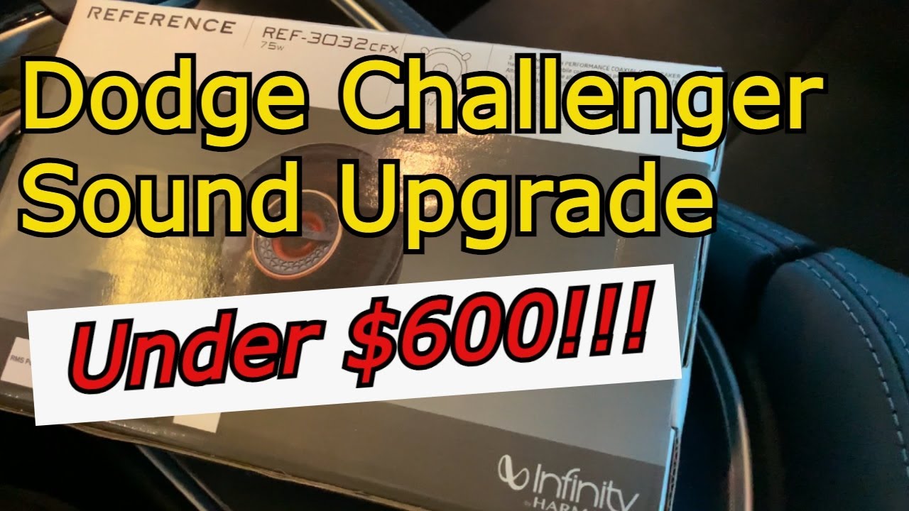 Dodge Challenger Sound Upgrade For Under $600 - YouTube