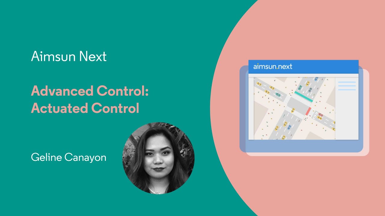 Aimsun Next Tutorial 9.2 - Advanced Control: Actuated Control - YouTube