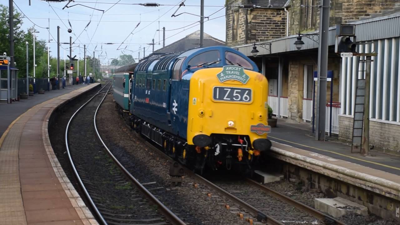 55009 Alycidon Morpeth Station - YouTube