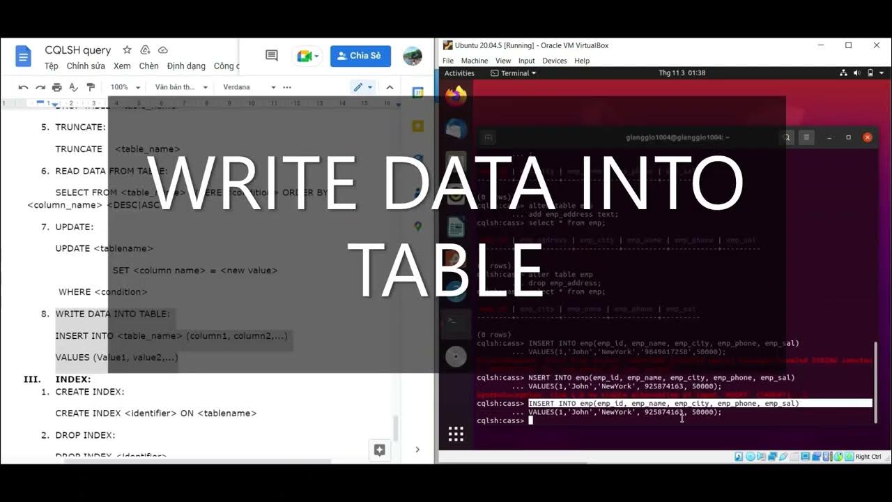 Cassandra Query Language Youtube