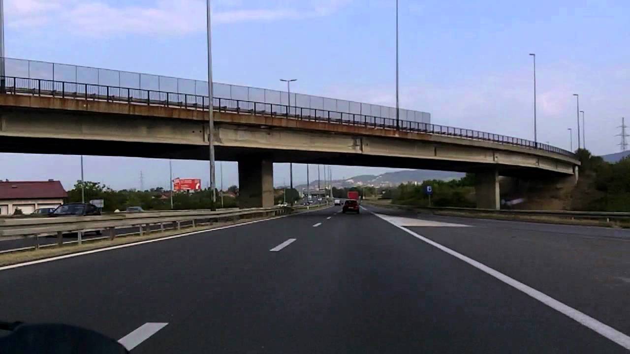 Croatia: A3 motorway - Zagreb bypass - YouTube