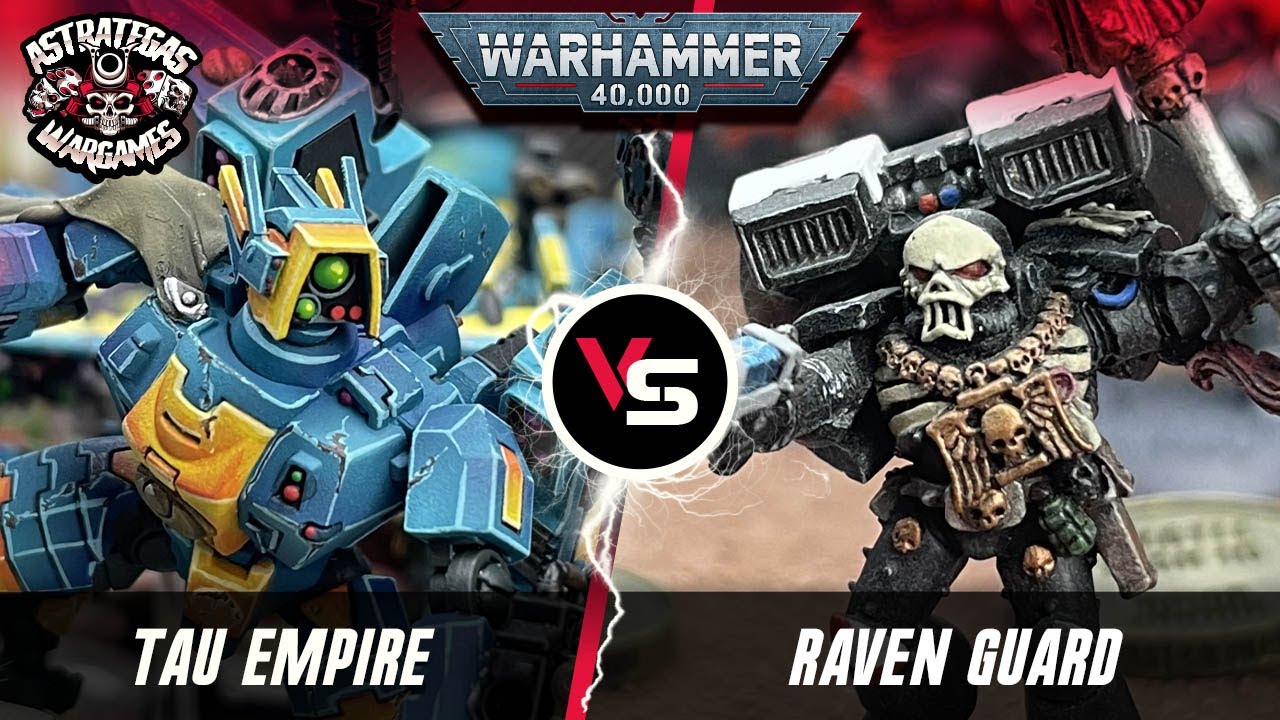 ⭐️INFORME WARHAMMER 40k⭐️Tau Empire VS Raven Guard - Arks of Omen 2 ...