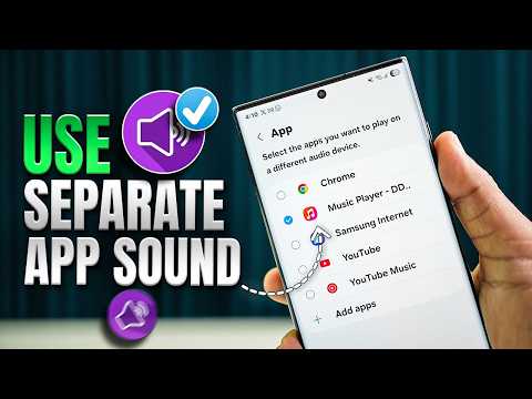 Use Separate App Sound on Samsung Galaxy | Play Audio from Different Apps!