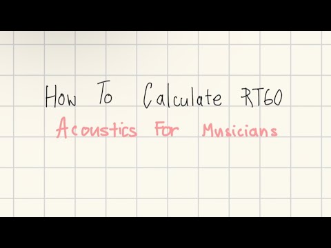 Learn How to calculate Reverberation Time in less than 2 minutes 😲 ...