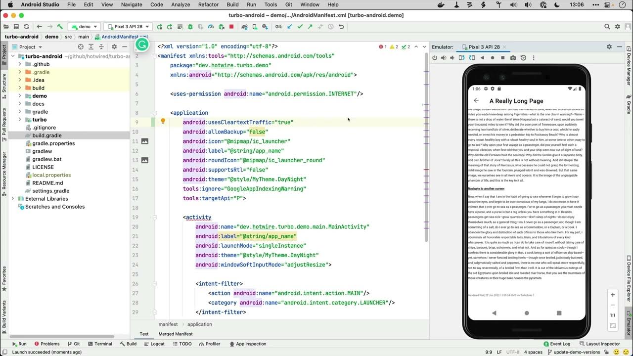Turbo native demo with Android and the Micronaut Framework - YouTube