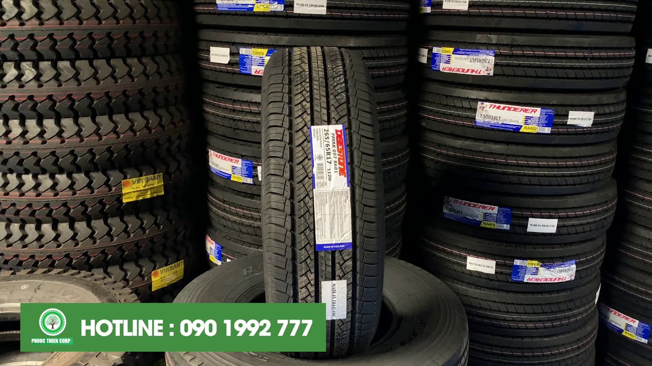 Lốp cho xe Toyota Fortuner | Lốp 265/65R17 Deestone Payak R601 - YouTube