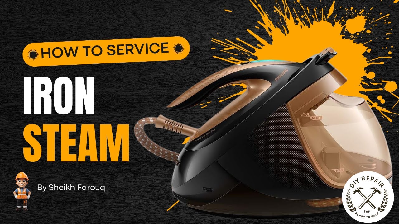 SERVICE IRON STEAM PHILIPS - Calc Clean - YouTube