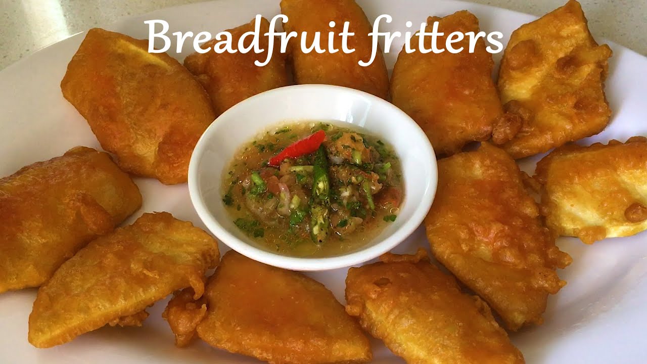 Breadfruit Fritters Recipe - YouTube