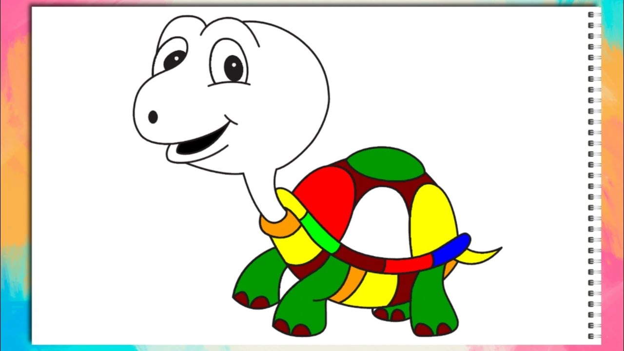 How to draw the Tortoise step by step easy drawing | kachua #art # ...
