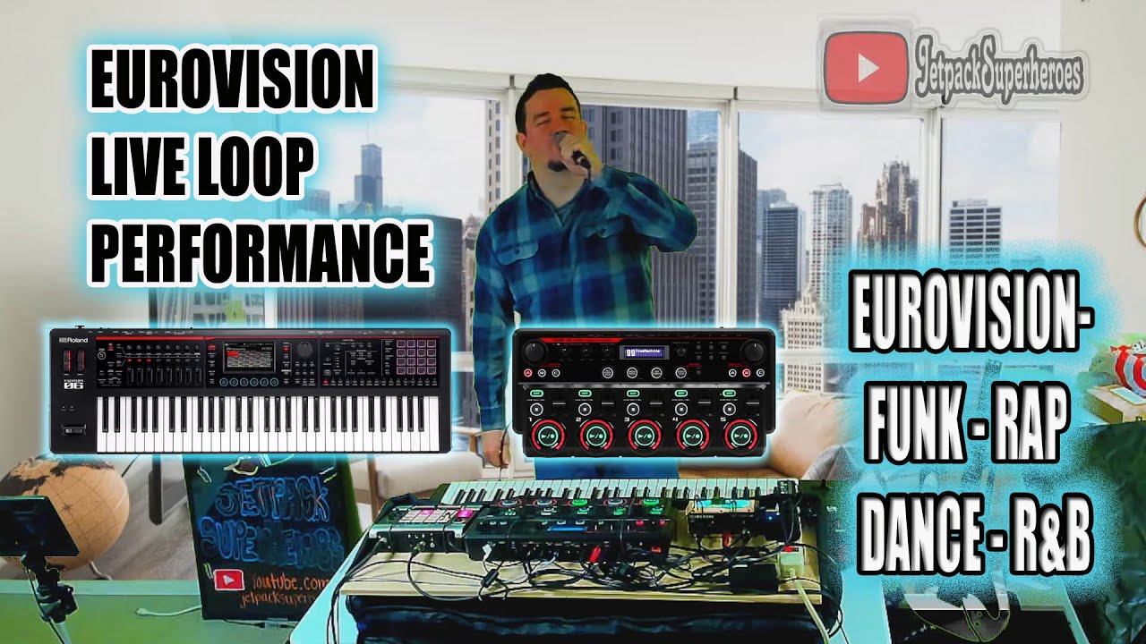 Fantom 06 and RC505 Live Looping Improv Comedy Music Performance Stream ...