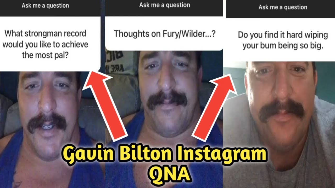 GAVIN BILTON ( UK STRONGEST MAN 2021 ) INSTAGRAM QNA + HIS THOUGHT ON ...