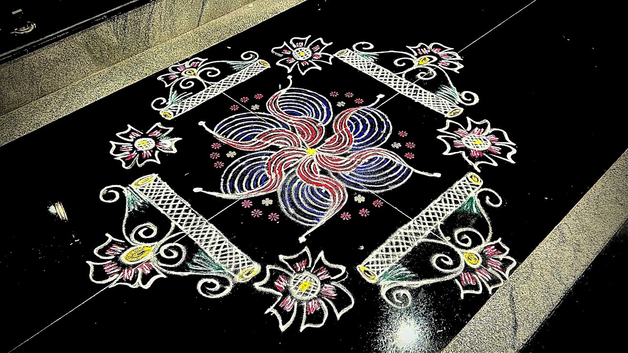 New Year Muggu: A Blend of Culture and Colors - YouTube